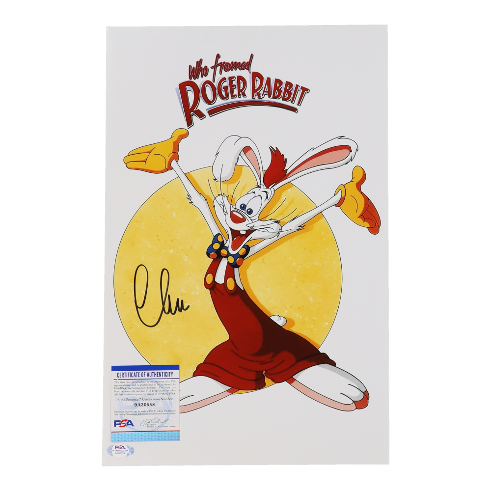 Charles Fleischer Signed "Who Framed Roger Rabbit" 11x17 Photo (PSA ...