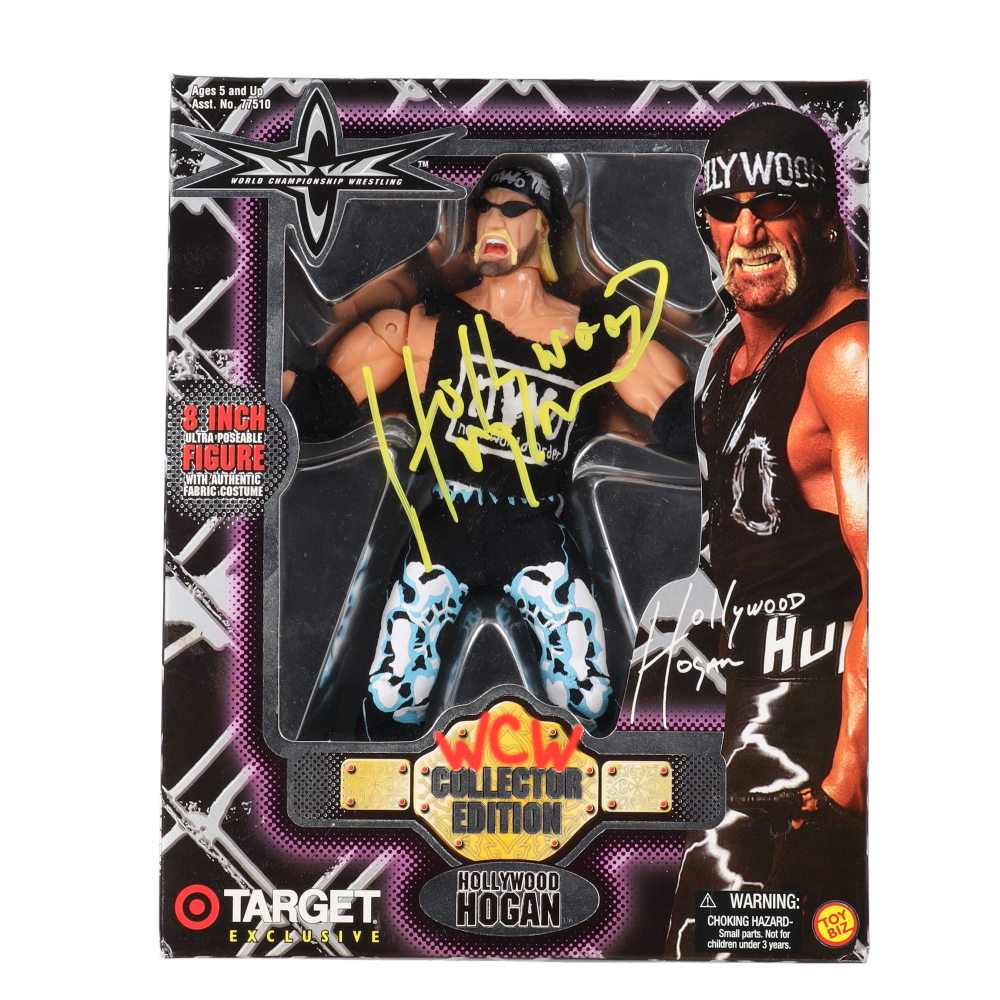 Hulk Hogan Signed WCW Action Figure (Beckett) | Pristine Auction