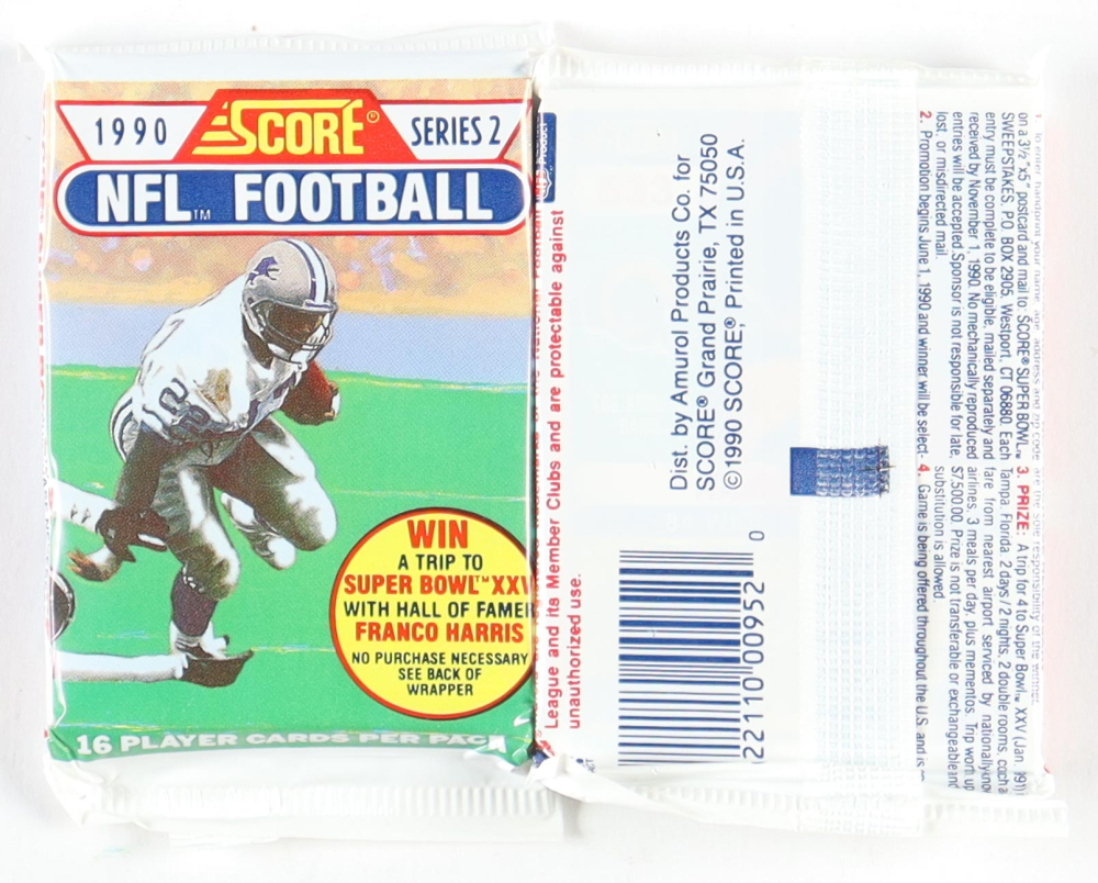 1990 Score Series 2 Football Box with (36) Packs | Pristine Auction