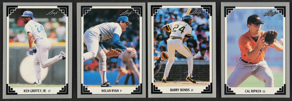 1991 Leaf Baseball Complete Set of (528) Cards with Ken Griffey Jr ...