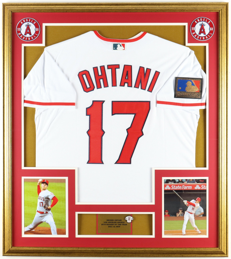 Shohei Ohtani Angels Custom Framed Jersey Display With Limited Edition ...