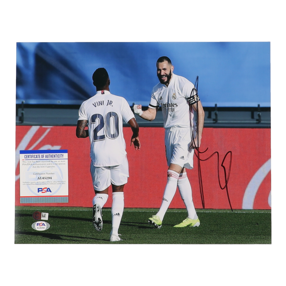 Karim Benzema Signed Real Madrid CF 11x14 Photo (PSA) | Pristine Auction