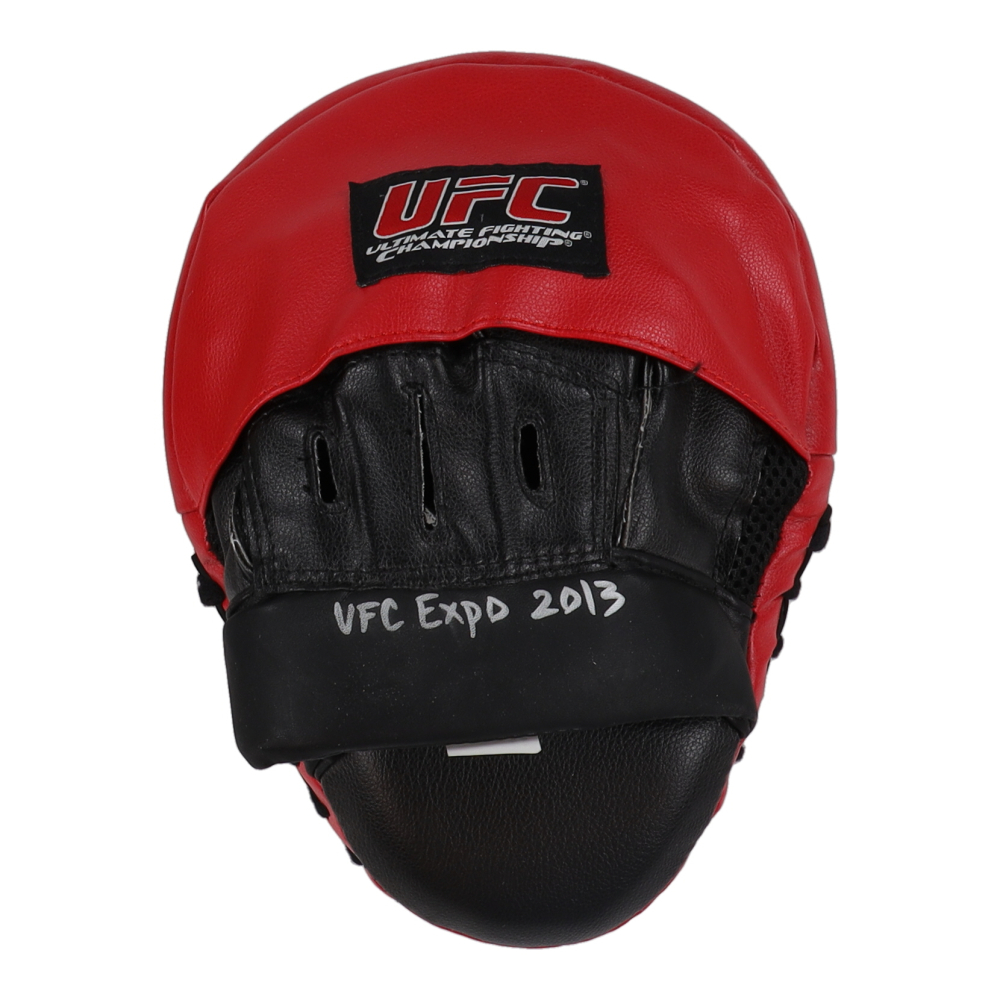 UFC Punching Mitt Signed by (7) with Cris Cyborg, Chuck Zito, Dominick ...