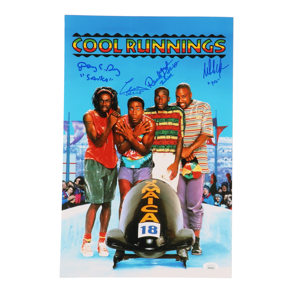 "Cool Runnings" 11x17 Photo Cast-Signed by Doug E. Doug, Rawle Lewis ...
