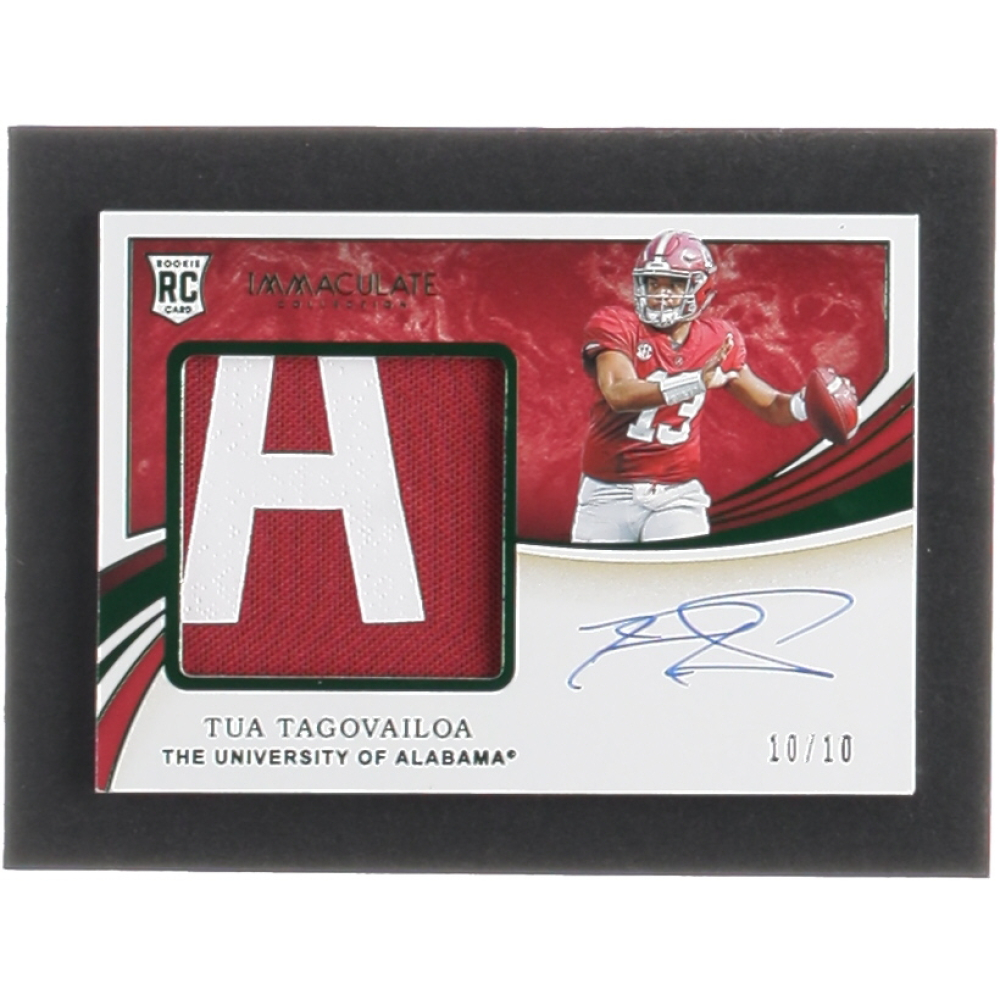 Tua Tagovailoa 2020 Immaculate Collection Collegiate Rookie Patch ...