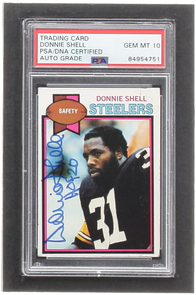 Donnie Shell Signed 1979 Topps #411 RC Inscribed "HOF 20" (PSA | Auto ...