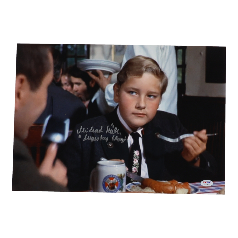 Michael Bollner Signed "Willy Wonka and The Chocolate Factory" 12x17 ...