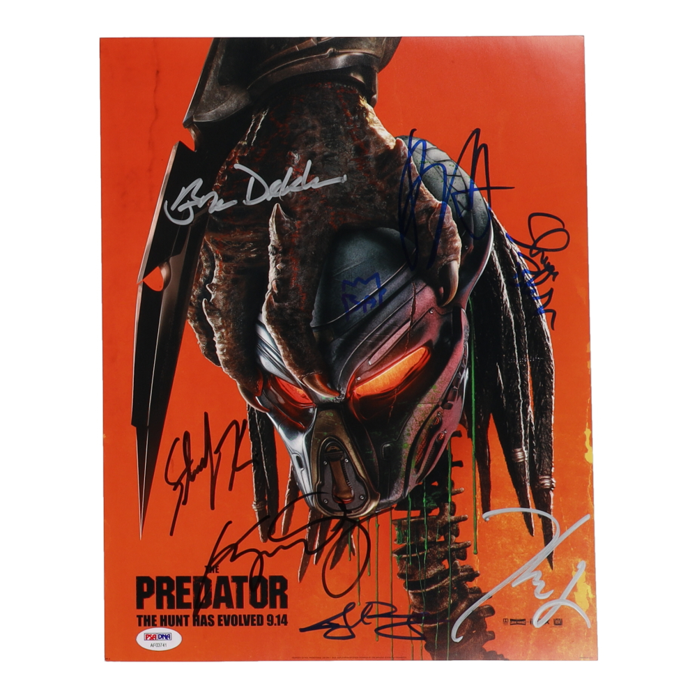 "The Predator" 11x14 Movie Poster Photo Signed by (8) with Thomas Jane ...