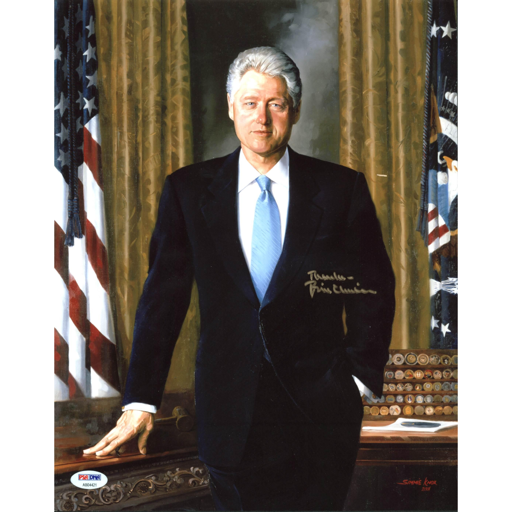 Bill Clinton Signed 11x14 Photo (PSA) | Pristine Auction