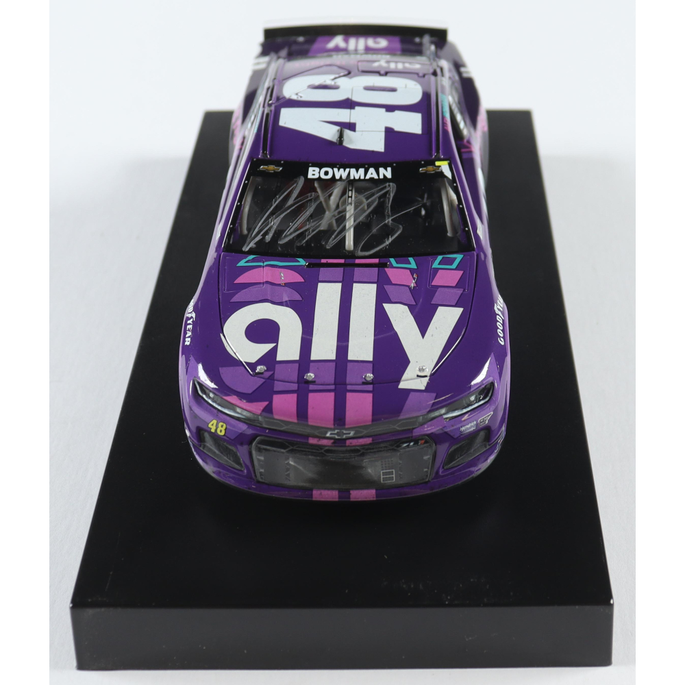 Alex Bowman Signed 2021 NASCAR #48 Ally Pocono Win Camaro ZL 1 - 1:24 ...