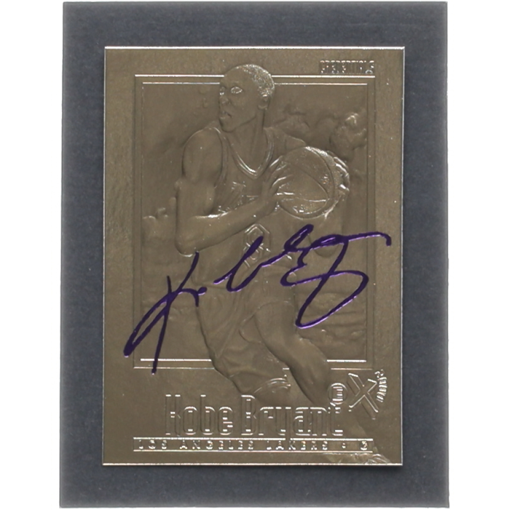 Kobe Bryant 1996-97 Skybox EX 2000 Purple Signature 23KT Gold RC ...