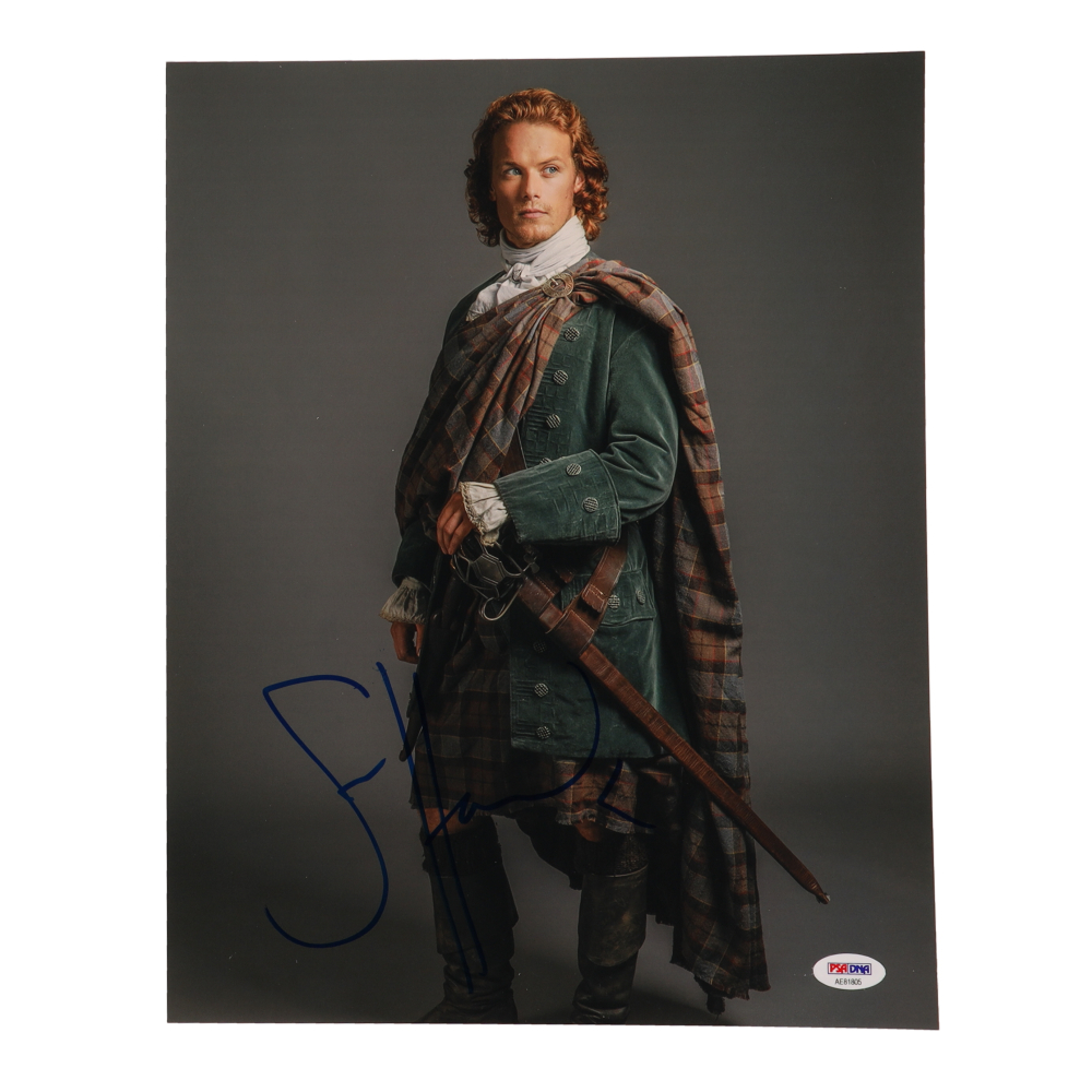 Sam Heughan Signed "Outlander" 11x14 Magazine Cover Photo (PSA ...