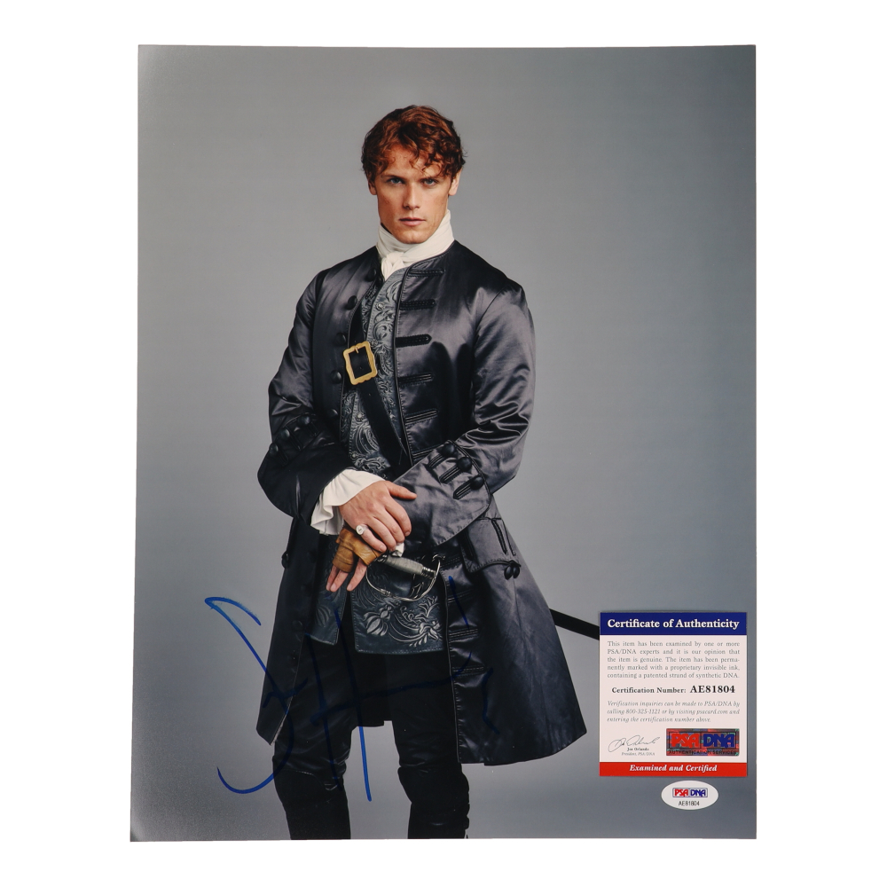 Sam Heughan Signed "Outlander" 11x14 Magazine Cover Photo (PSA ...