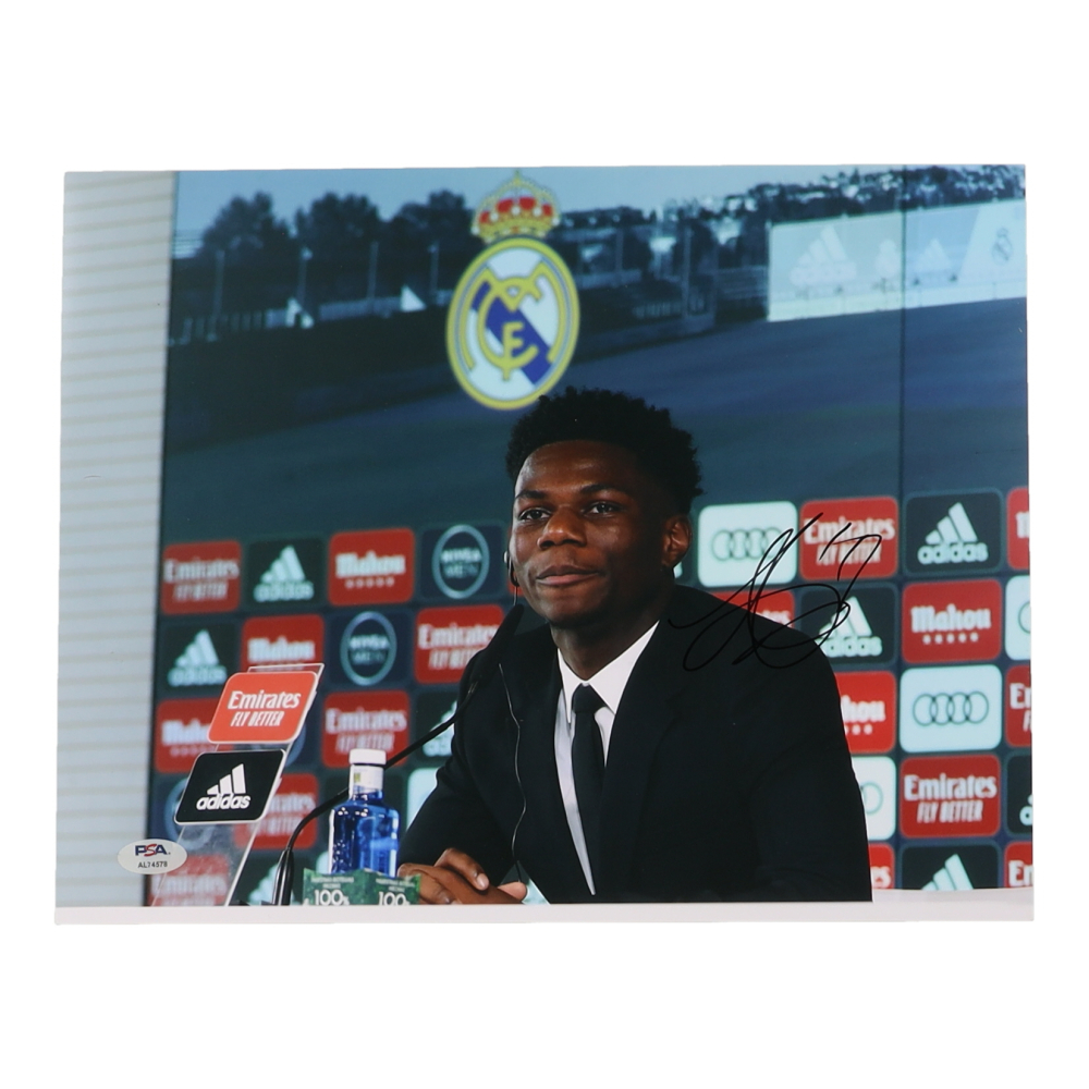 Eduardo Camavinga Signed Real Madrid CF 11x14 Photo (PSA) | Pristine ...