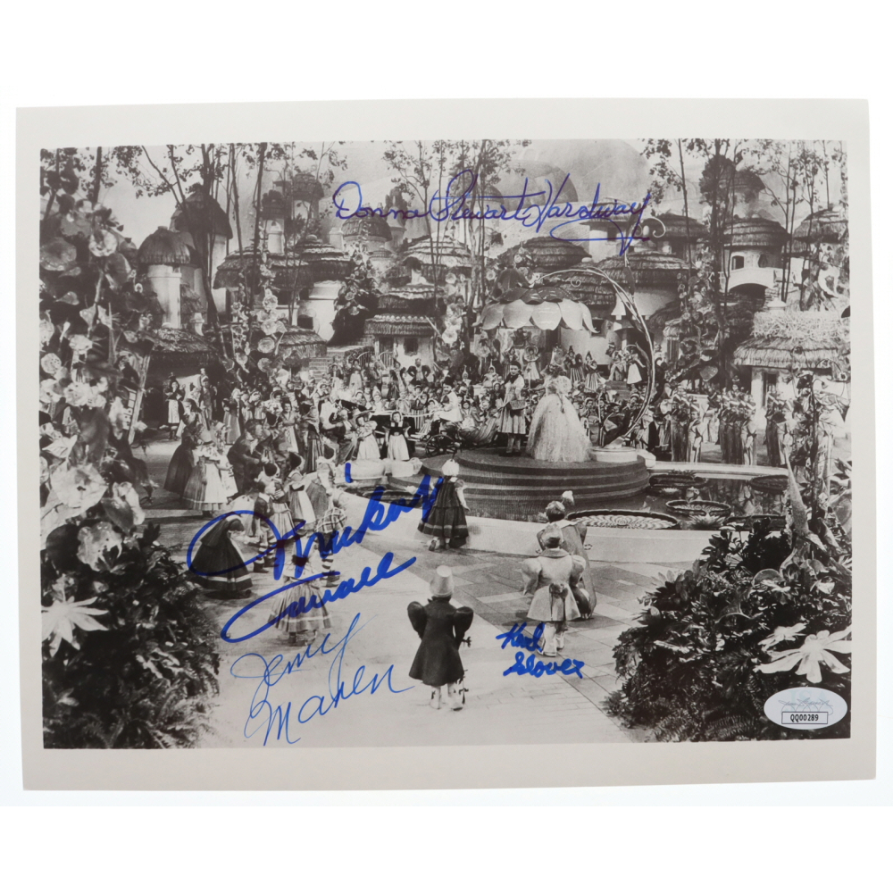 "Wizard of Oz" 8x10 Photo Signed by (4) with Karl Slover, Mickey ...