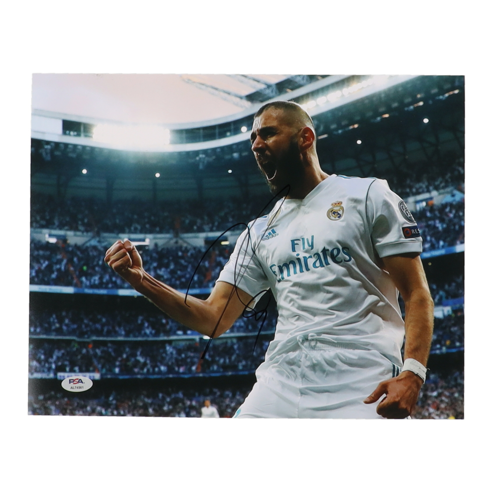 Karim Benzema Signed Real Madrid CF 11x14 Photo (PSA) | Pristine Auction