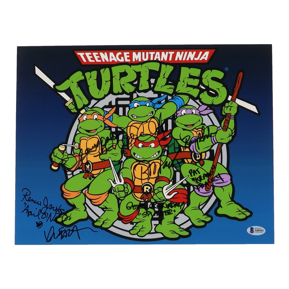"Teenage Mutant Ninja Turtles" 11x14 Photo Signed by (9) with Kevin ...