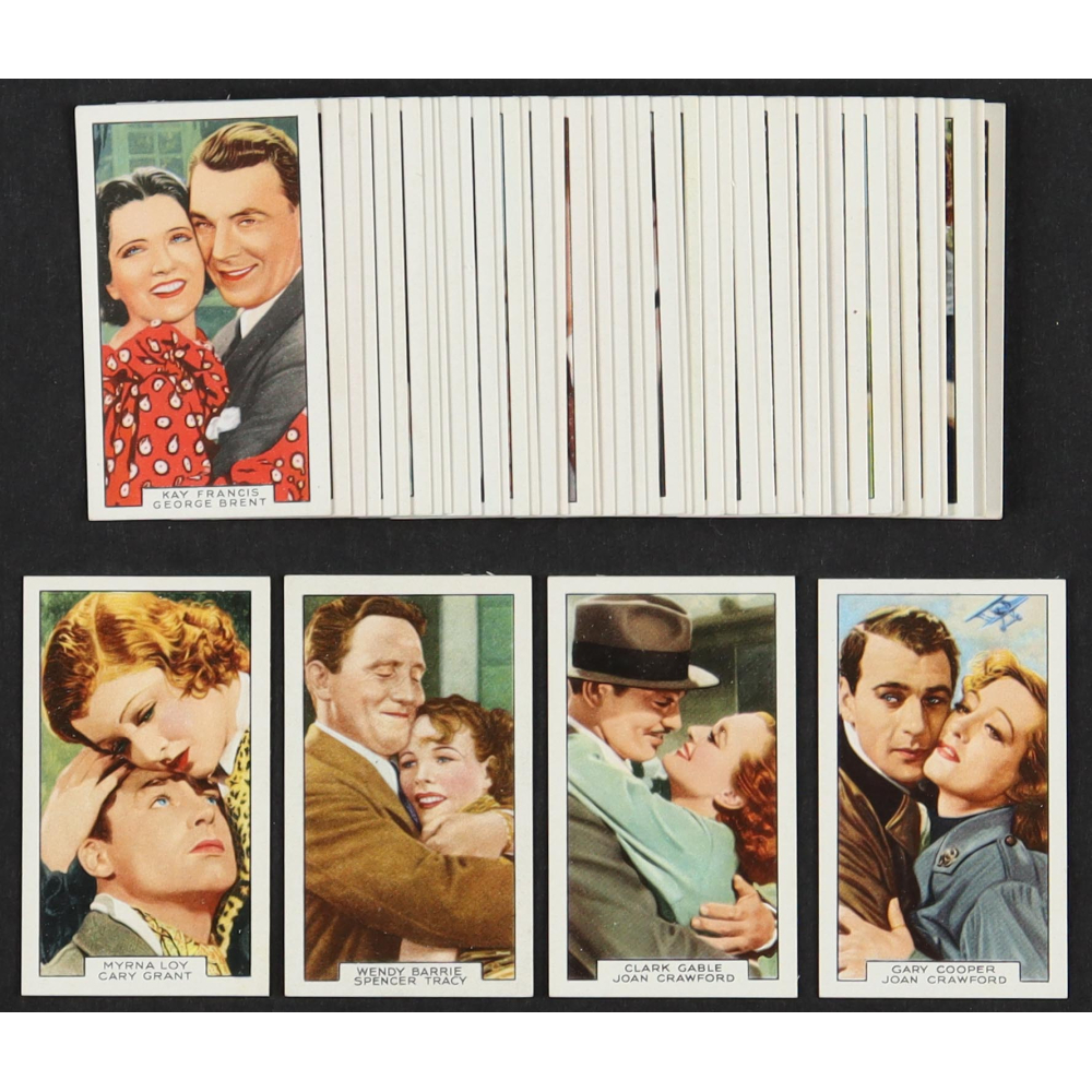 1936 Gallaher Film Partners Complete Set of (48) Cigarette Cards with ...