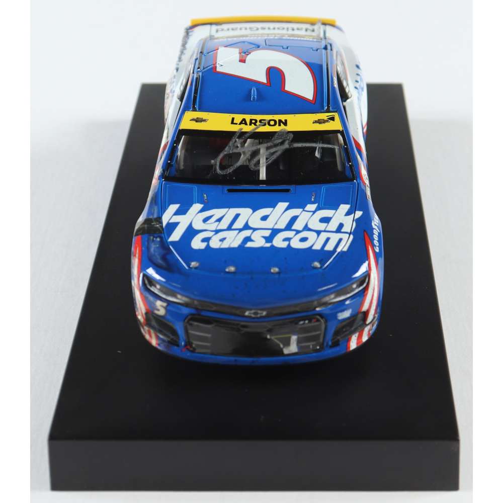 Kyle Larson Signed LE NASCAR #5 Hendrickcars.com Darlington Checkers Or ...