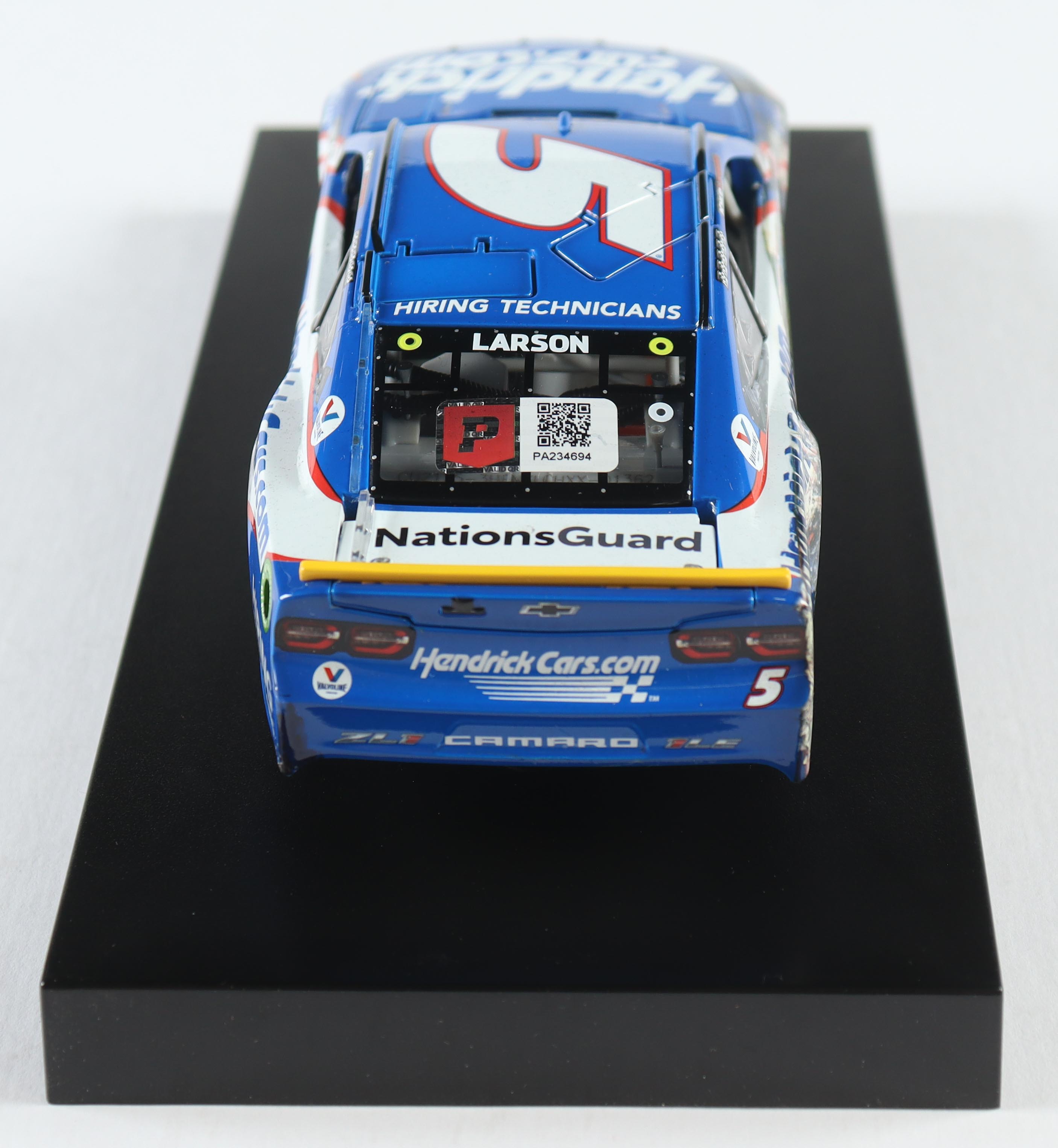 Kyle Larson Signed LE NASCAR #5 Hendrickcars.com Darlington Checkers Or ...