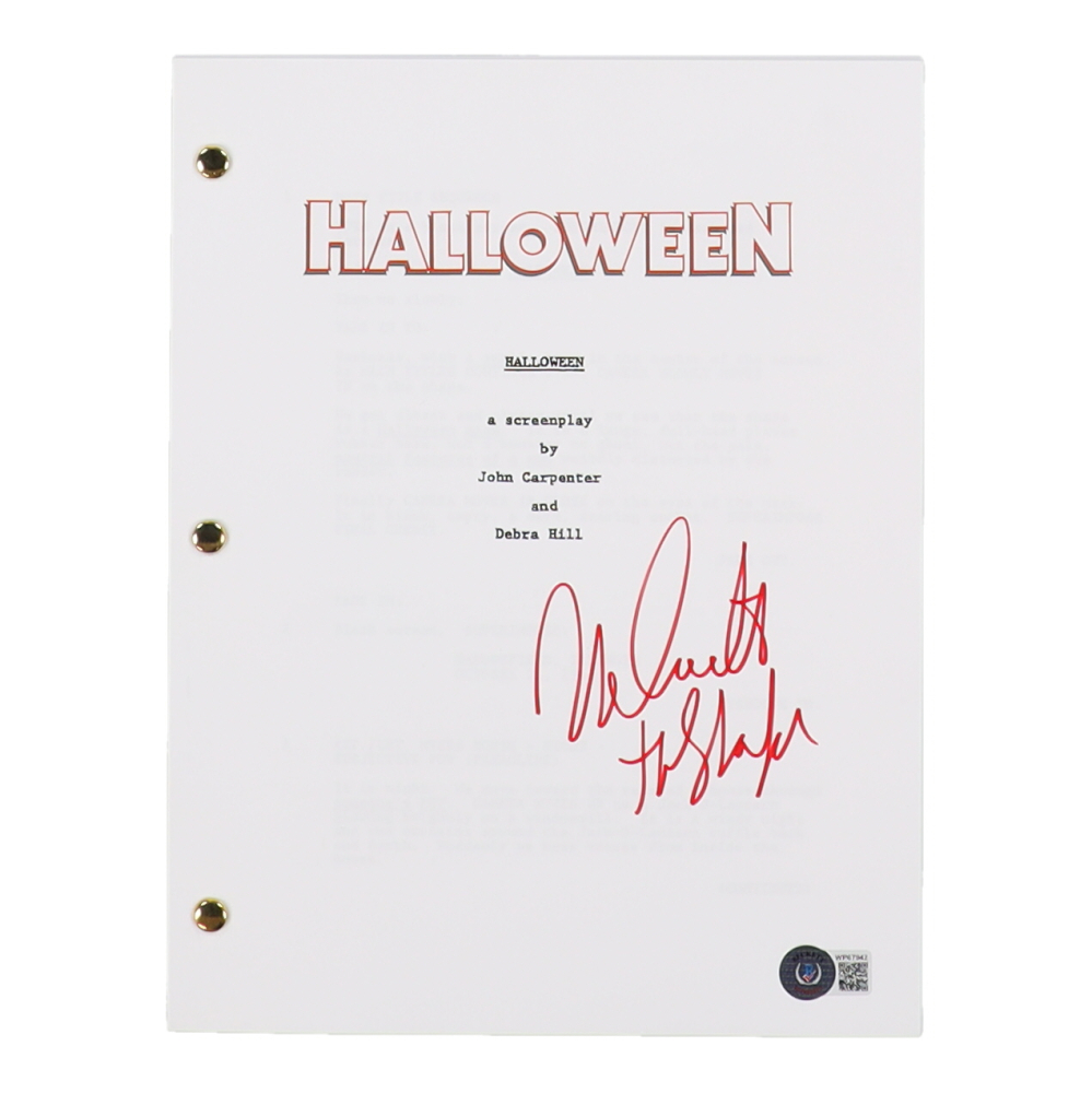 Nick Castle Signed "Halloween" Movie Script Inscribed "The Shape ...