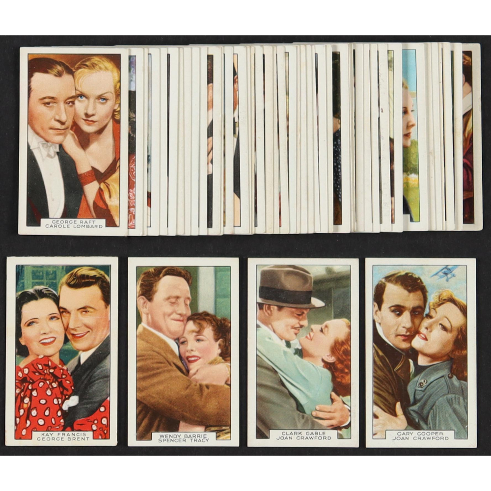 1936 Gallaher Film Partners Complete Set of (48) Cigarette Cards with ...