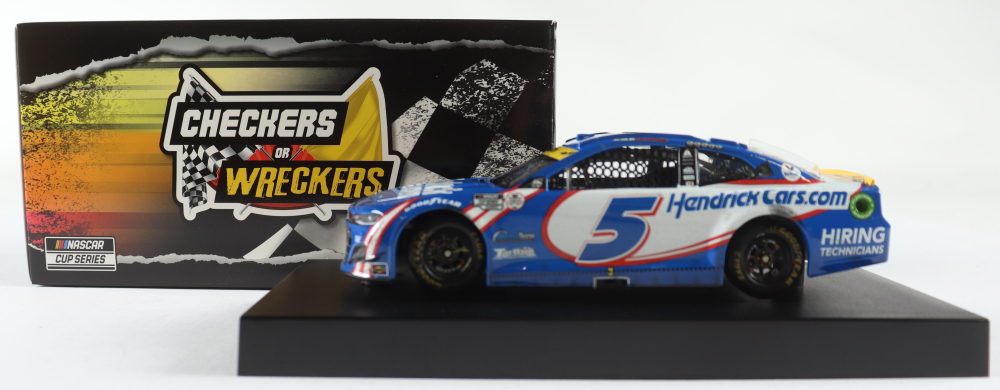 Kyle Larson Signed LE NASCAR #5 Hendrickcars.com Darlington Checkers Or ...