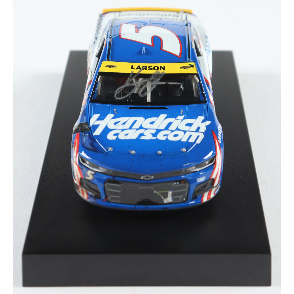 Kyle Larson Signed LE NASCAR #5 Hendrickcars.com Darlington Checkers Or ...