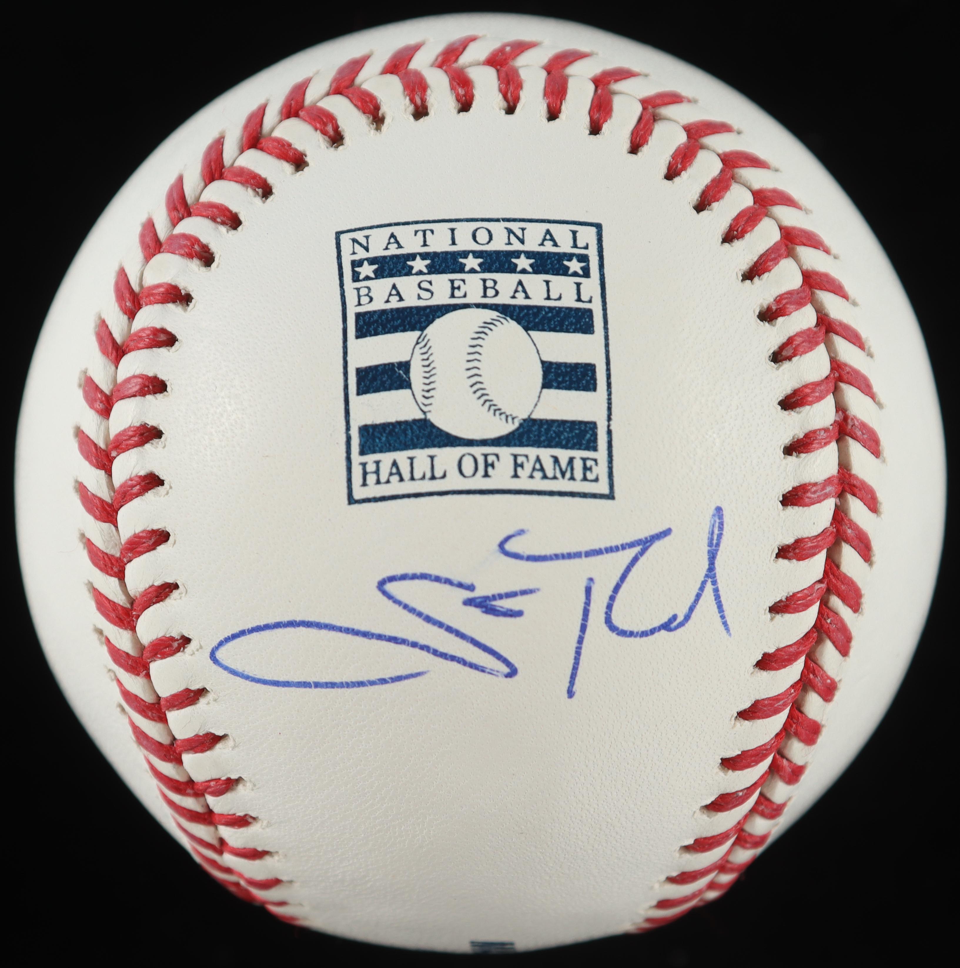 Scott Rolen Signed OML Hall of Fame Logo Baseball (Beckett & PSA ...