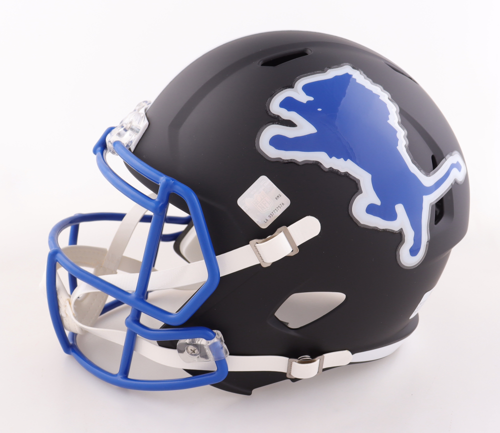 Barry Sanders Signed Full-Size Speed Helmet (Schwartz) | Pristine Auction