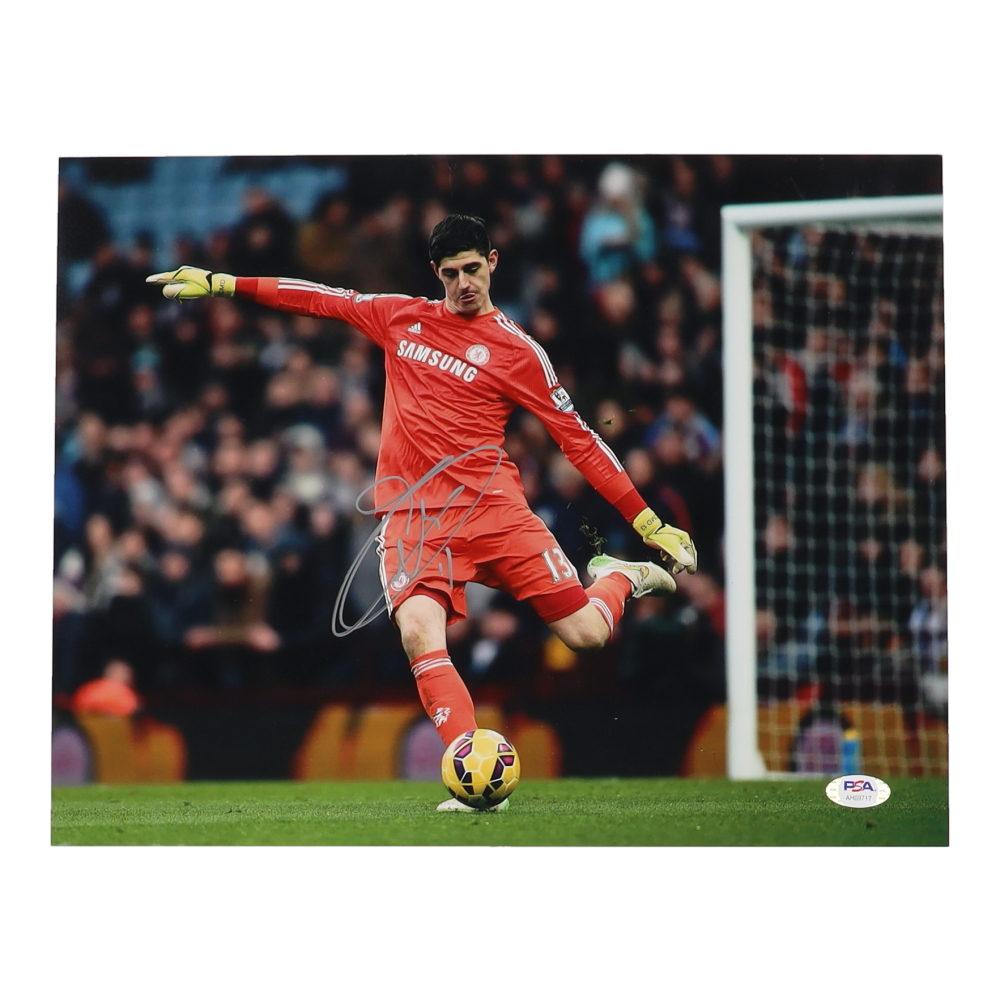 Thibaut Courtois Signed Chelsea FC 11x14 Photo (PSA) | Pristine Auction
