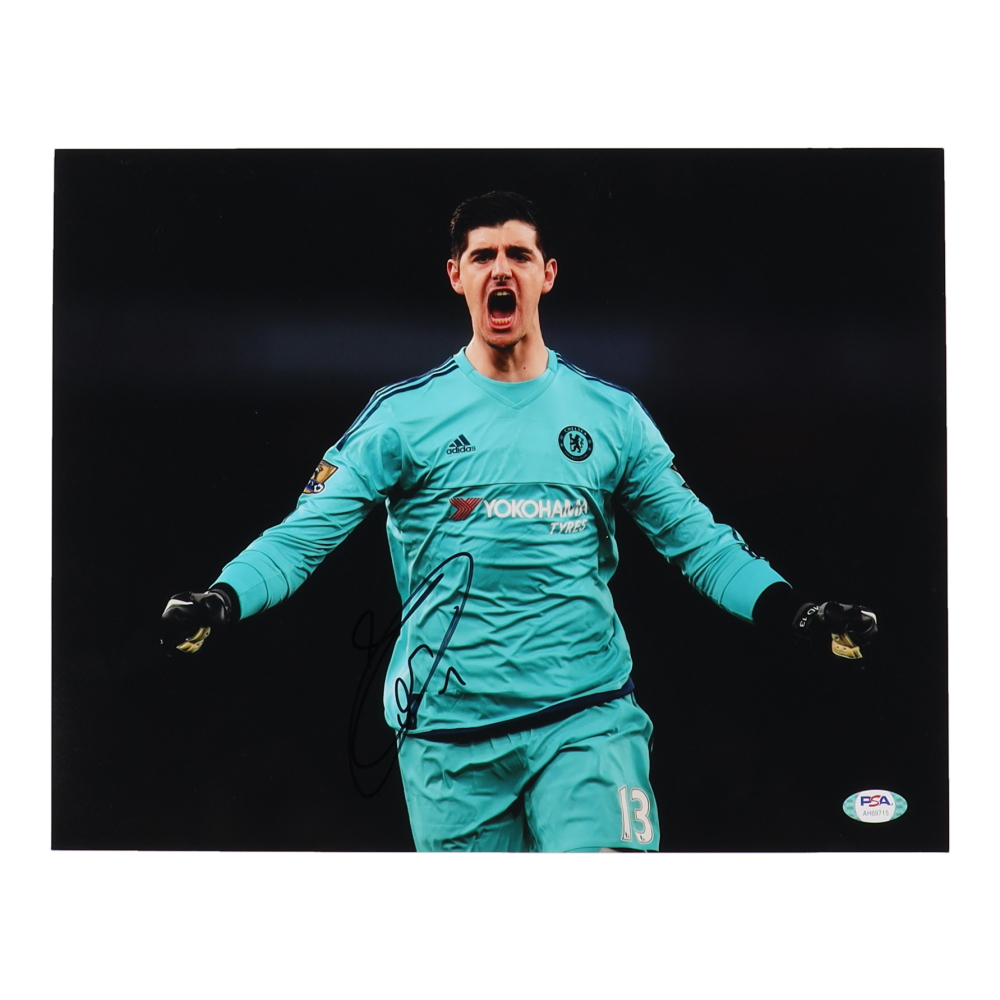 Thibaut Courtois Signed Chelsea FC 11x14 Photo (PSA) | Pristine Auction