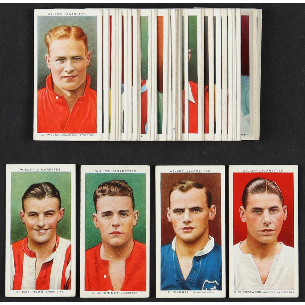 1935 Will's Association Footballers Complete Set of (50) Cigarette ...