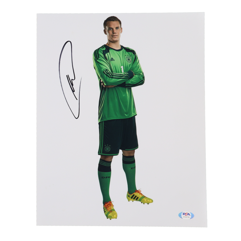 Manuel Neuer Signed Team Germany 11x14 Photo (PSA) | Pristine Auction