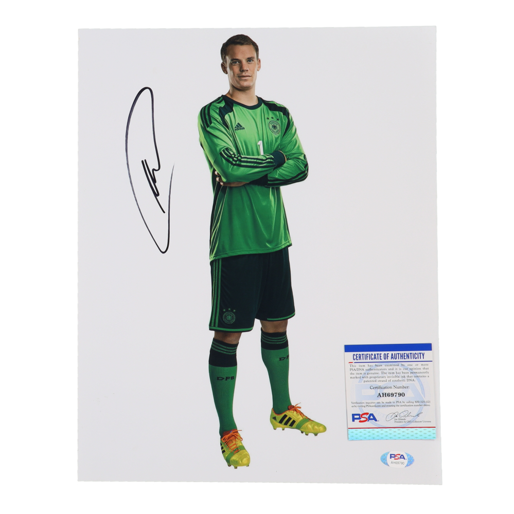 Manuel Neuer Signed Team Germany 11x14 Photo (PSA) | Pristine Auction
