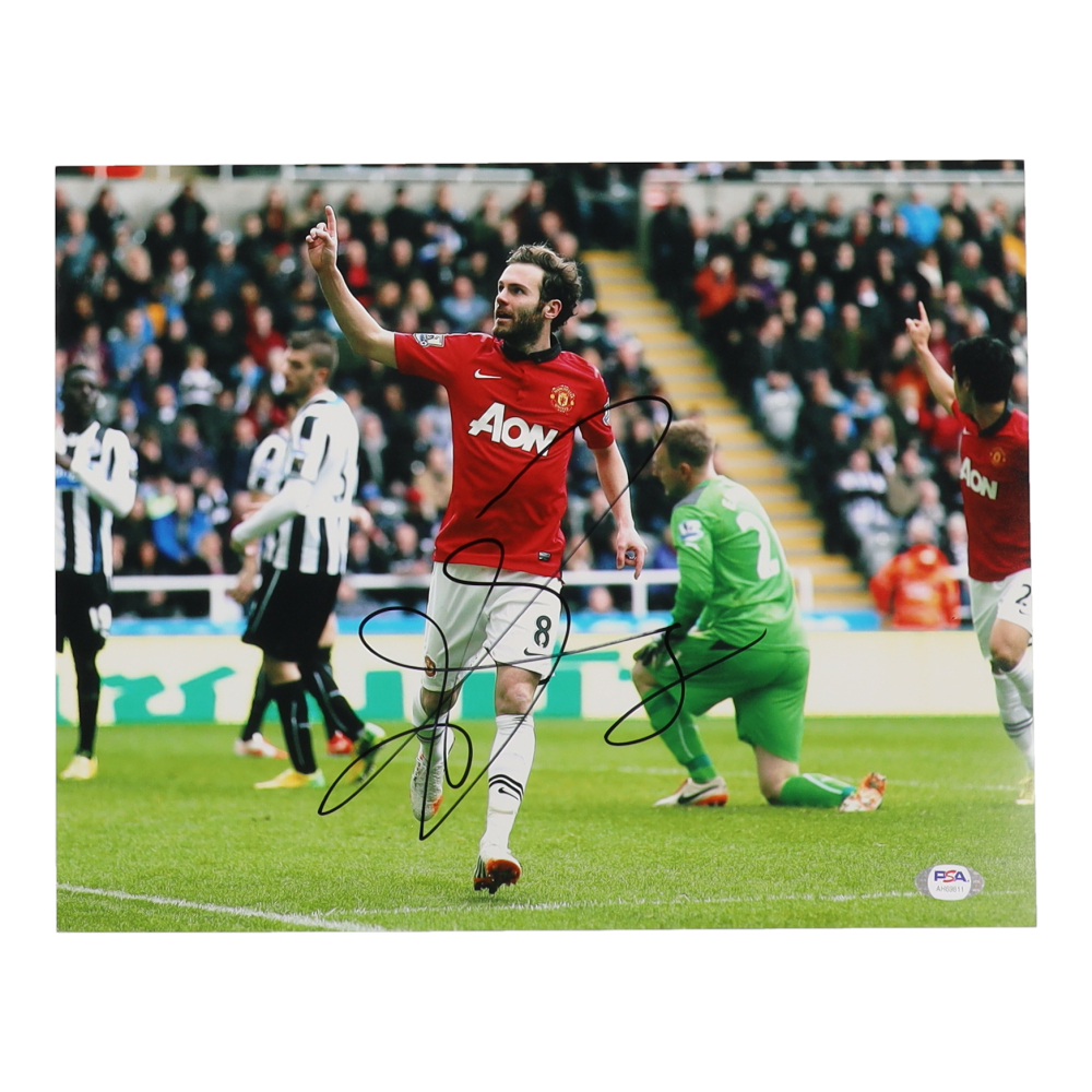 Juan Mata Signed Manchester United FC 11x14 Photo (PSA) | Pristine Auction