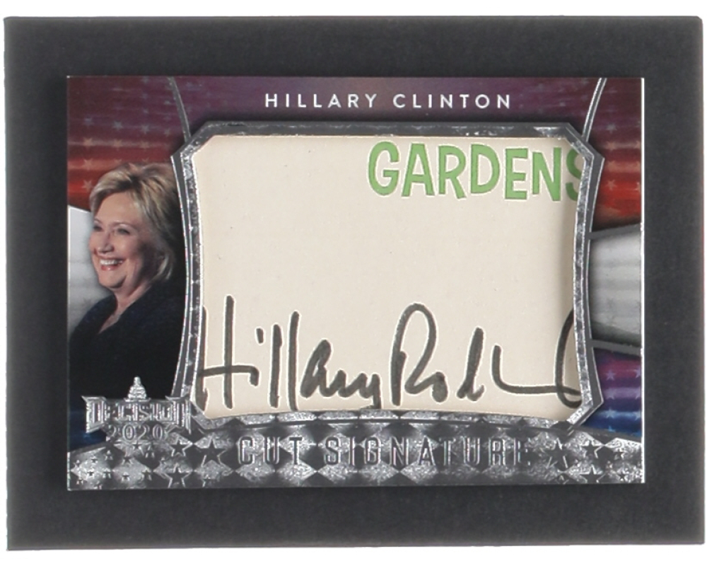 Hillary Clinton 2020 Decision 2020 Cut Signatures #NNO | Pristine Auction