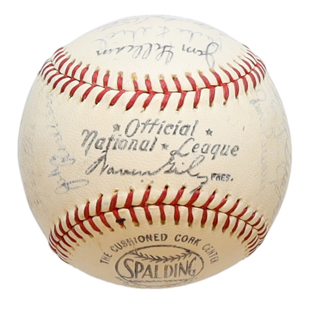 1965 Dodgers Signed (25) ONL Baseball Includes Sandy Koufax, Don ...