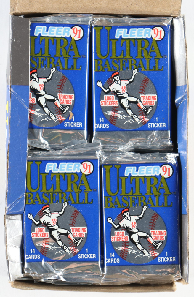 1991 Fleer Ultra Baseball Wax Box With (36) Packs | Pristine Auction