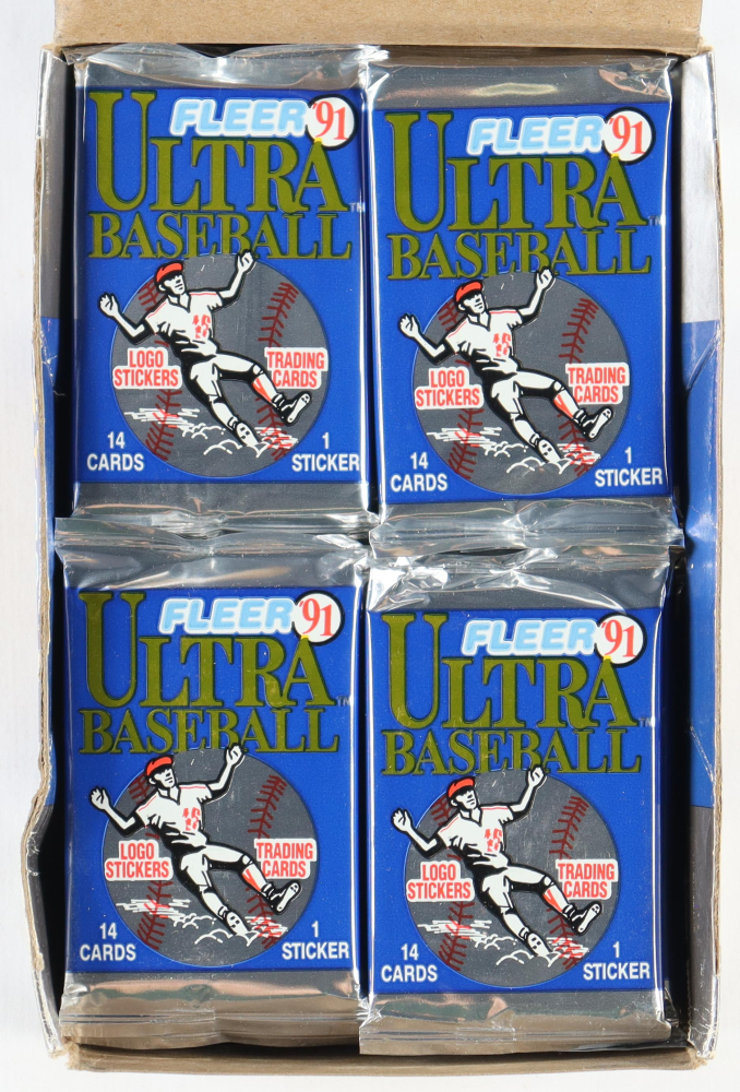1991 Fleer Ultra Baseball Wax Box With (36) Packs | Pristine Auction