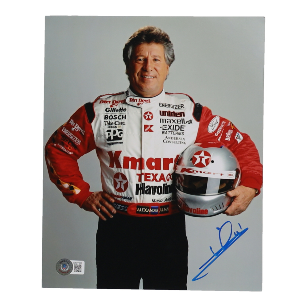 Mario Andretti Signed 8x10 Photo (Beckett) | Pristine Auction