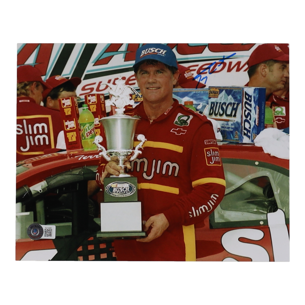 Terry Labonte Signed NASCAR 8x10 Photo (Beckett) | Pristine Auction