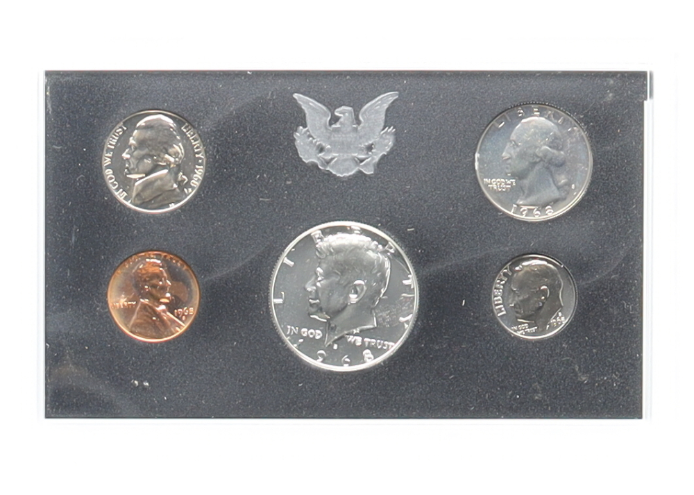 1968-S United States Mint Proof Set with (5) Coins | Pristine Auction