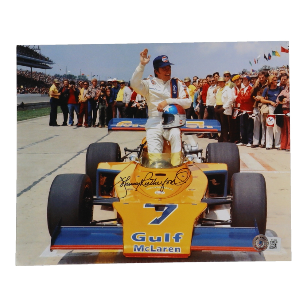 Johnny Rutherford Signed IndyCar 8x10 Photo (Beckett) | Pristine Auction