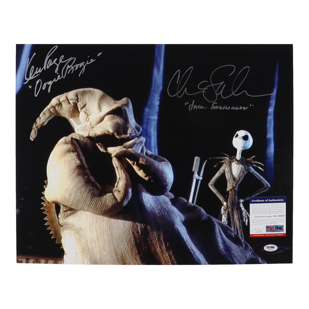 Ken Page & Chris Sarandon Signed "The Nightmare Before Christmas" 16x20 ...