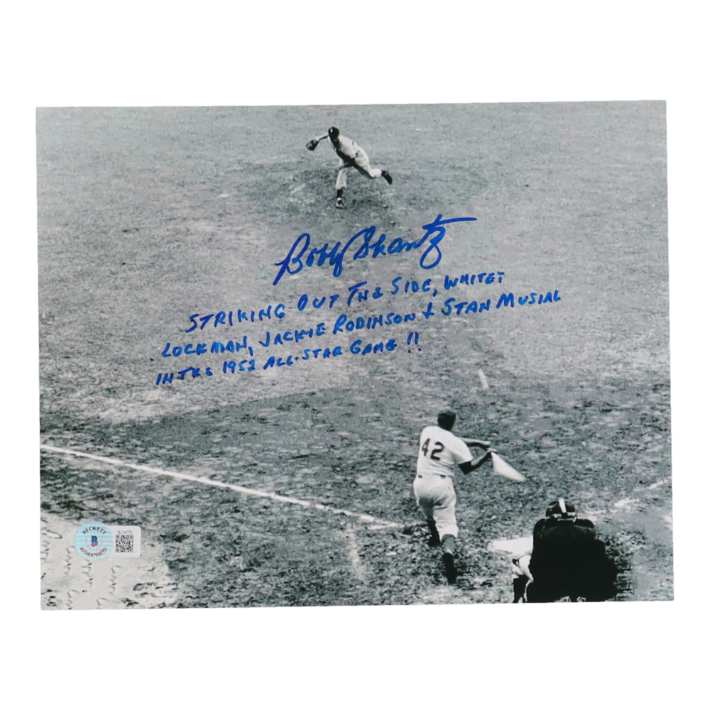 Bobby Shantz Signed Athletics 8x10 Photo with Extensive Inscription ...