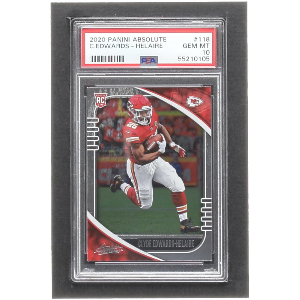 Clyde Edwards-Helaire 2020 Absolute #118 RC (PSA 10) | Pristine Auction