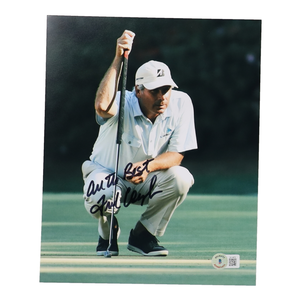Fred Couples Signed 8x10 Photo Inscribed "All the Best" (Beckett ...