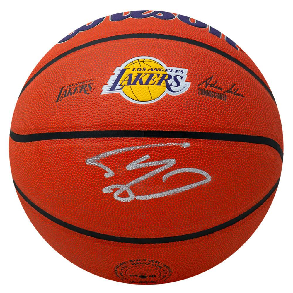 Shaquille O'Neal Signed Lakers Logo NBA Basketball (Schwartz ...