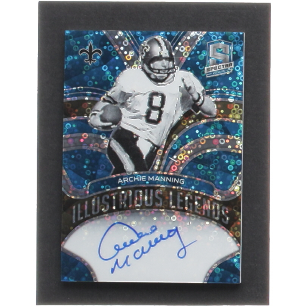 Archie Manning 2022 Panini Spectra Illustrious Legends Autographs Neon ...